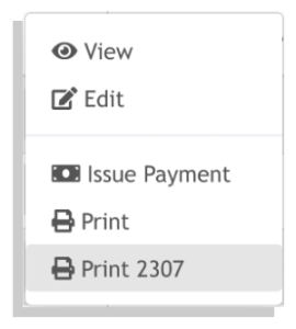 Generating BIR Form 2307 - Oojeema