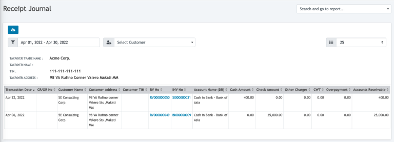 BIR Books of Accounts - Oojeema