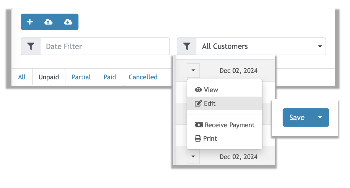 Editing Transactions - Oojeema
